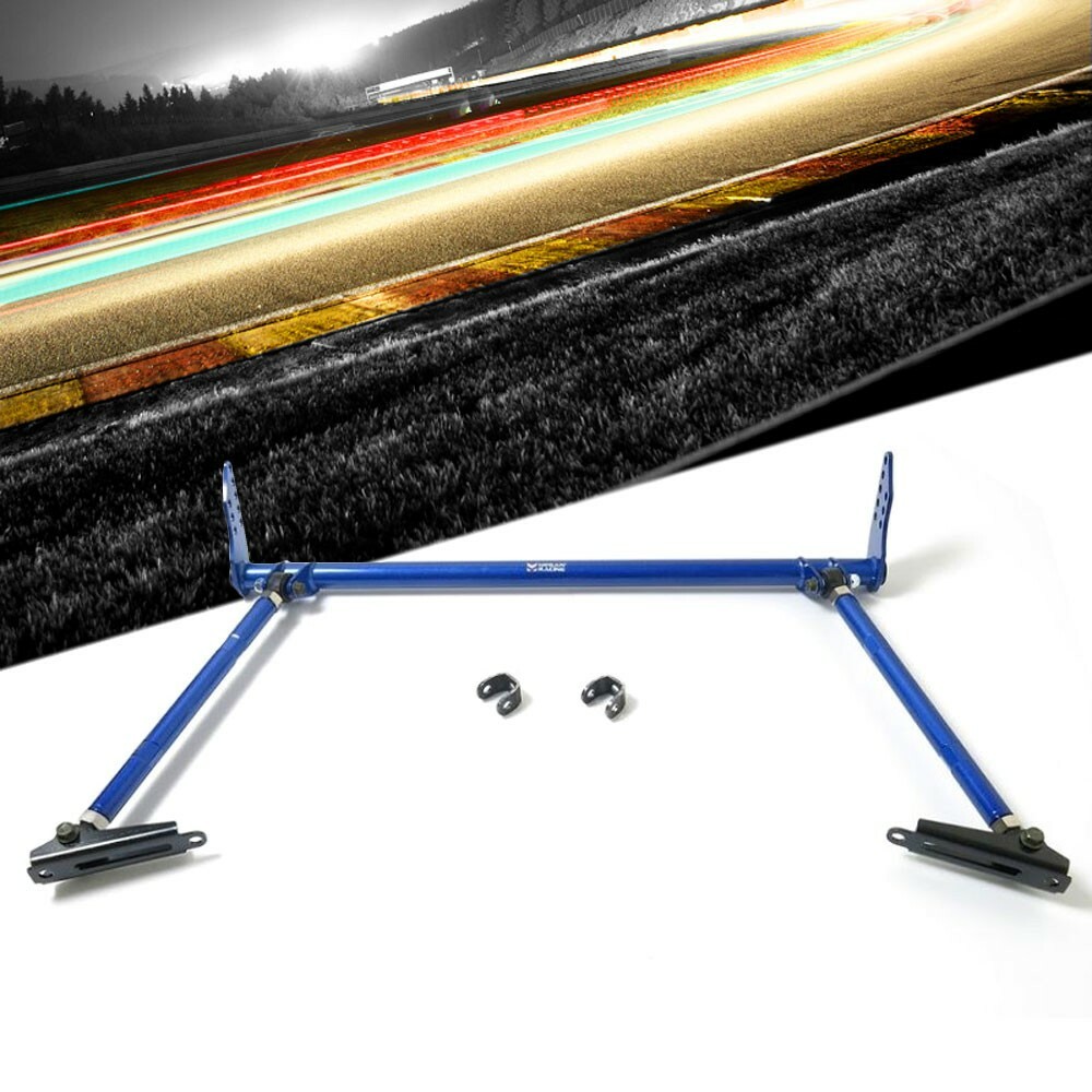 Megan Black Steel Front Traction Bar For 94-01 Integra DC2/92-00 Civic ...