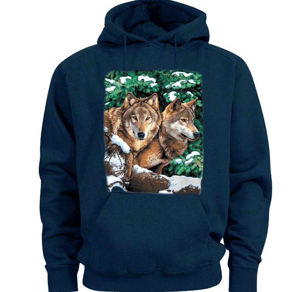 Wolves Wolf Hoodie Sweatshirt Nature Wildlife Clothing Apparel Gifts ...