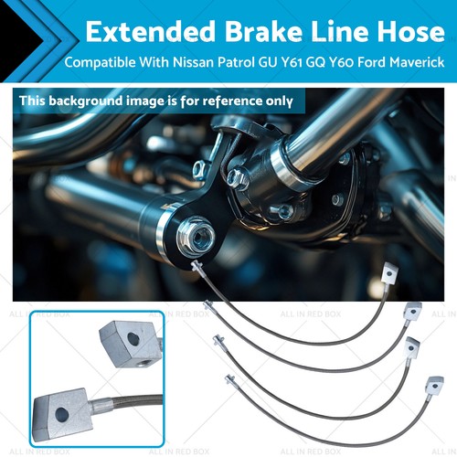 Extended Brake Line Hose Suitable For Nissan Patrol GQ GU Y60 Y61 Ford ...