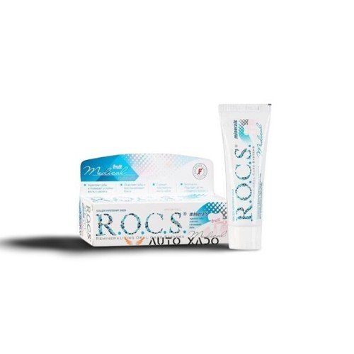 Toothpaste R.O.C.S. Remineralizing gel Medical Minerals Fruit 35 ml ...