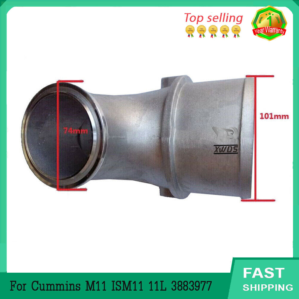 NEW 3883977 HX55W For Cummins M11 ISM11 11L Turbo Turbocharger Elbow ...