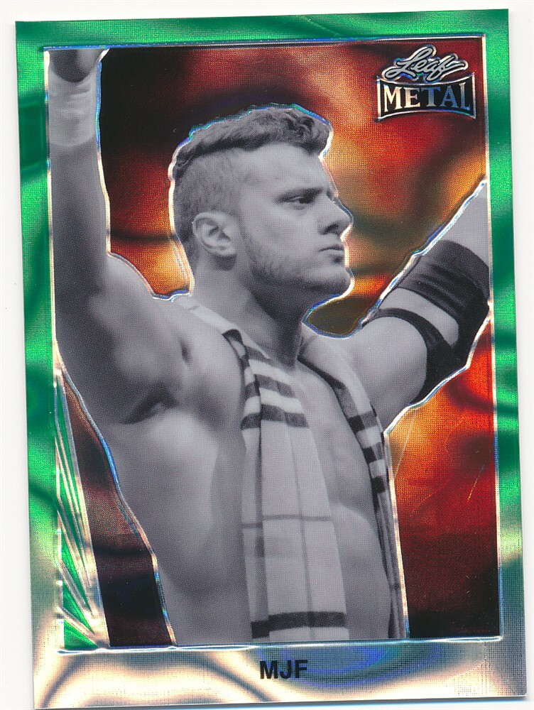 MJF 2024 LEAF METAL GREEN DAIGNAL SHIMMER REFRACTOR #90B-28 SP #3/5 ...
