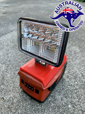 22V Li-ion LED Work Light Torch Workshop Flashlights Camping for Hilti ...