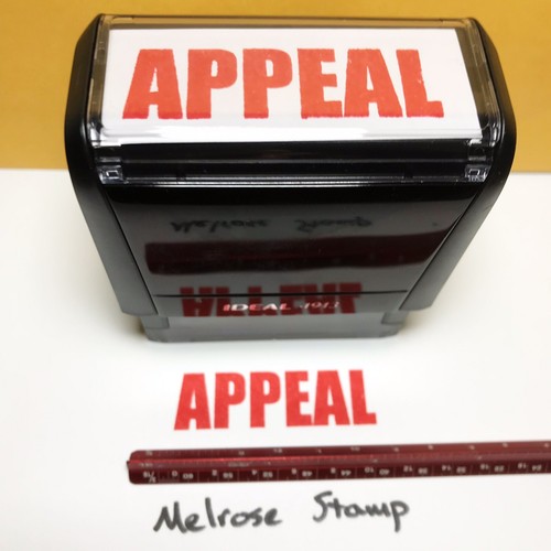 Appeal Rubber Stamp Red Ink Self Inking Ideal 4913 | eBay