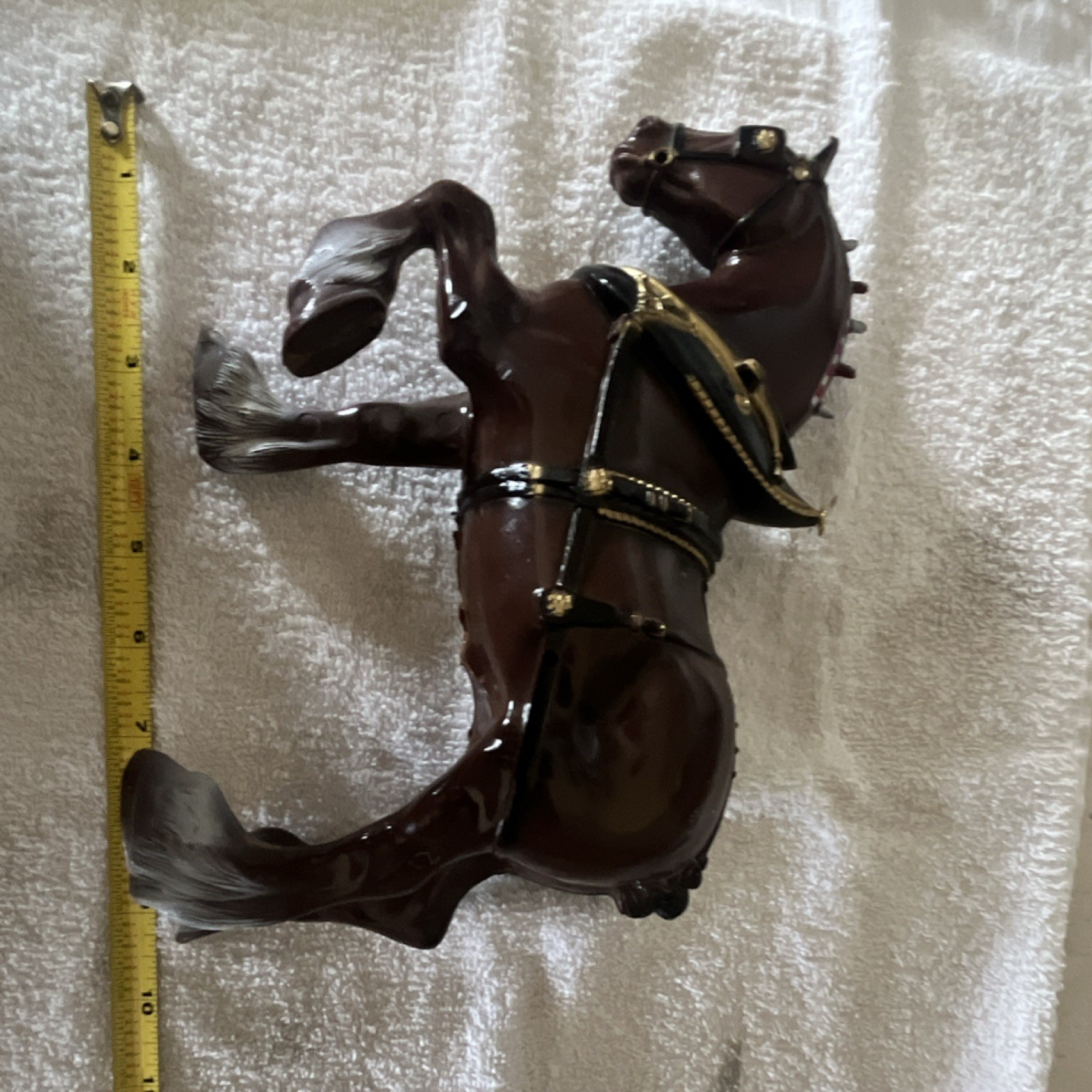 Breyer Traditional Model Horse Brown with Harness Plastic 12 Inch | eBay