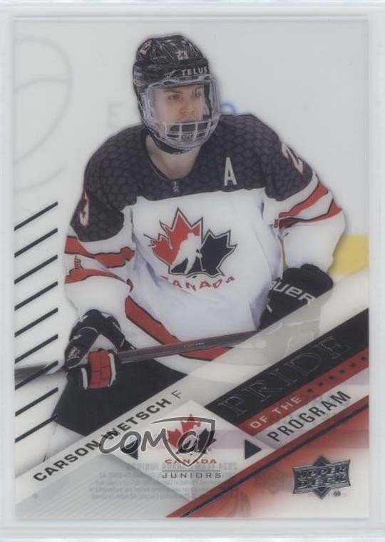 2024 Upper Deck Team Canada Juniors - Pride of the Program Carson ...