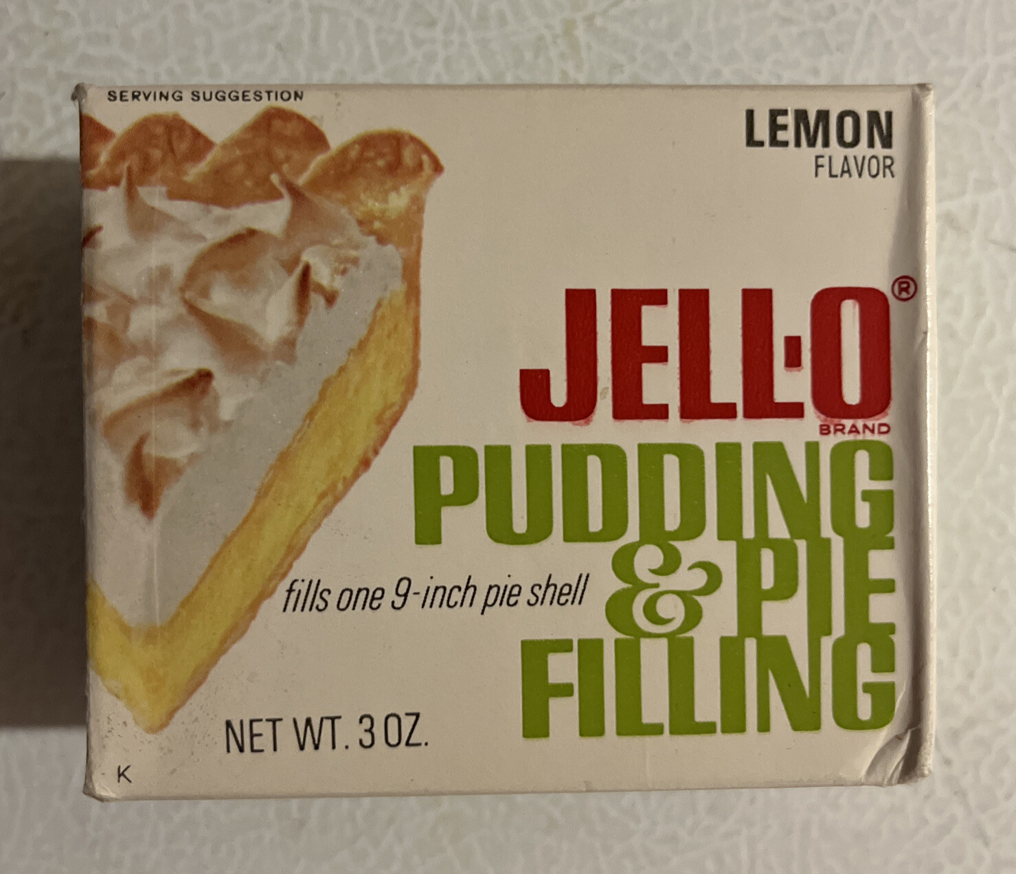 Vintage 1980’s Unopened Box Jello Box Lemon Pudding Mix General Foods ...