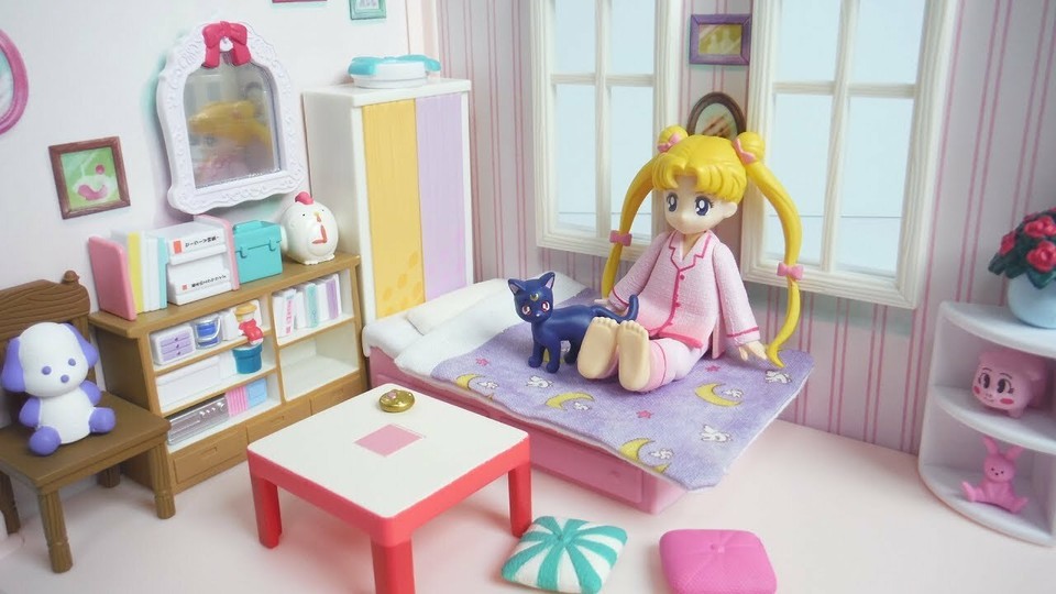 Sailor Moon Room Serena Tsukino Usagi Doll House Premium Bandai Figure ...