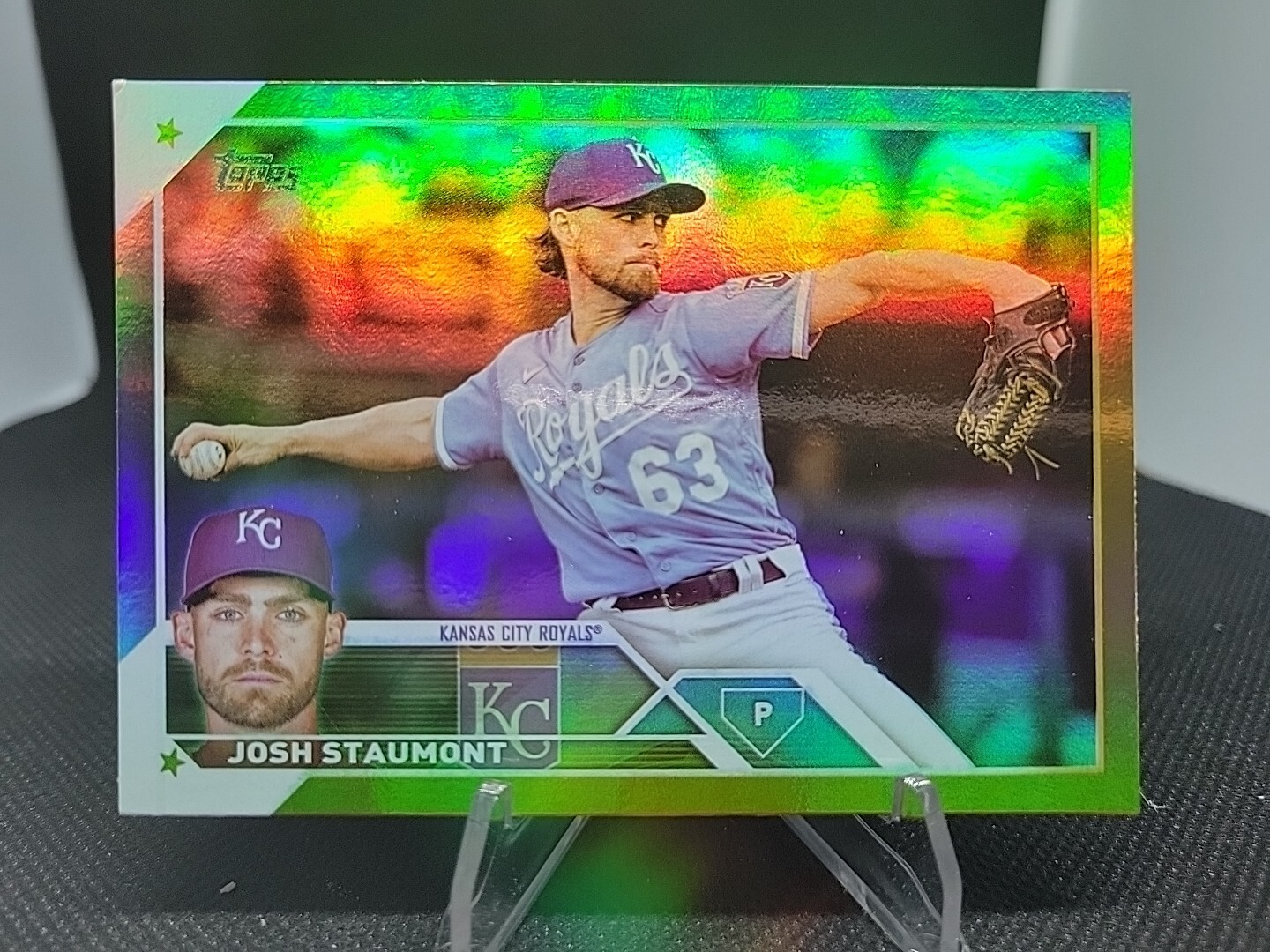 2023 Topps Series 1 Josh Staumont #194 Gold Foil Kansas City Royals | eBay