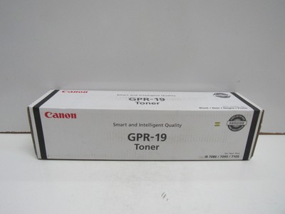 GENUINE CANON GPR-19 (0387B003) BLACK TONER | eBay