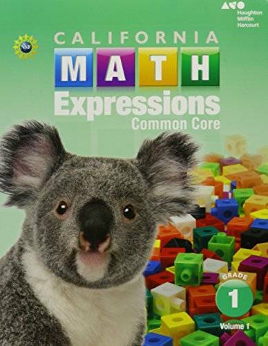 Houghton Mifflin Harcourt Math Expressions California: Student Activity ...