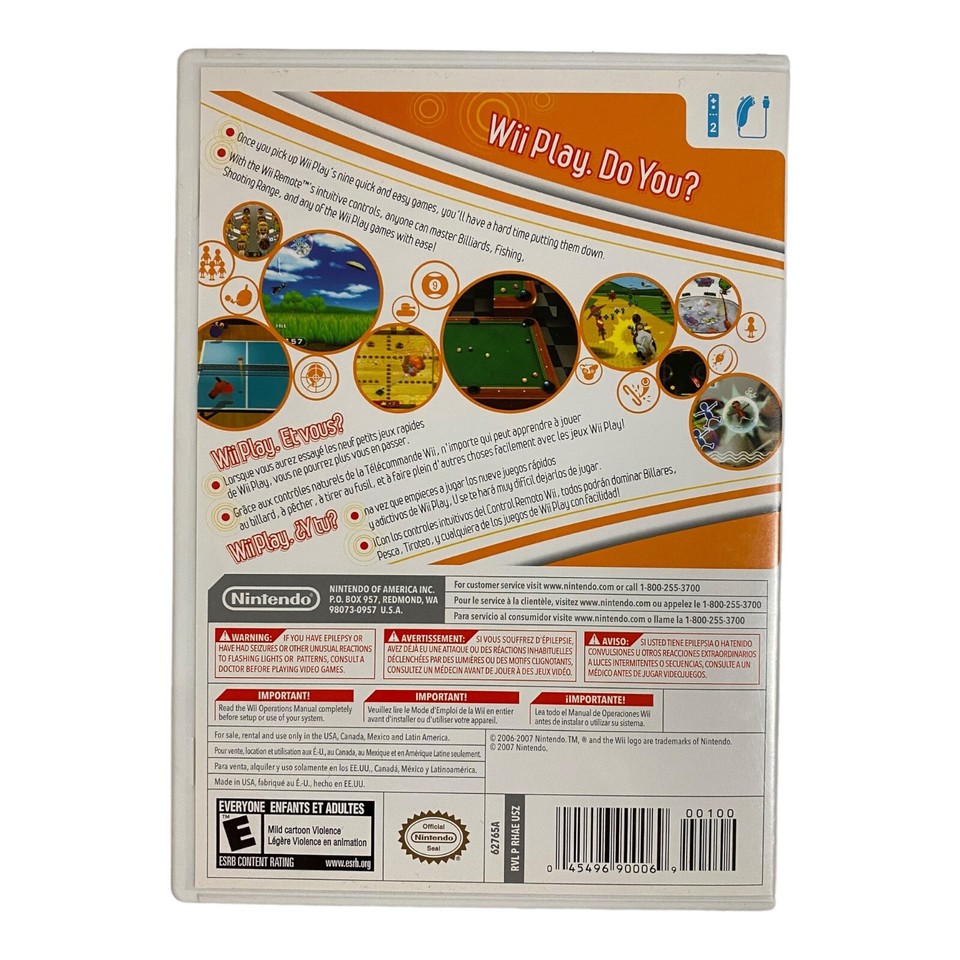 Wii Play (Wii, 2007) CIB 45496900069| eBay