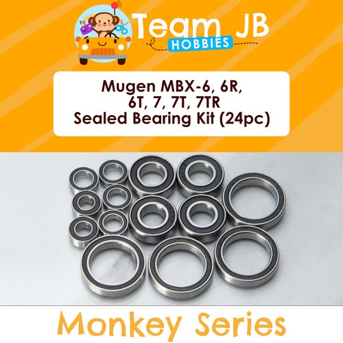 Mugen MBX-6, 6R, 6T, 7, 7T, 7TR - 24 Pcs Rubber Sealed Bearings Kit | eBay