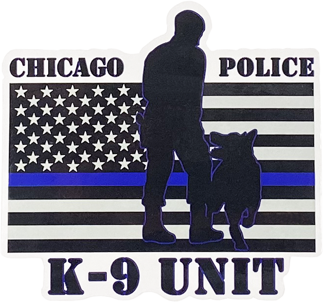 CHICAGO POLICE CANINE (K9) UNIT DECAL STICKER | eBay