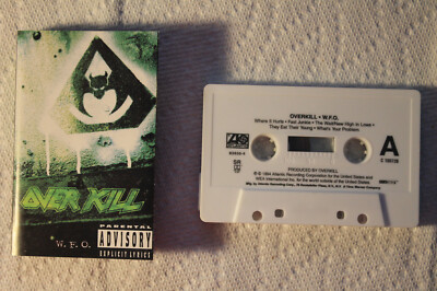 Overkill - W.F.O. US Atlantic cassette CLUB 1994 THRASH speed metal ...