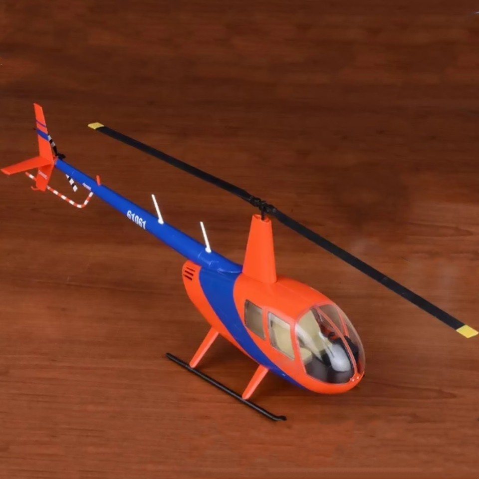 37cm Diecast Alloy 1/32 Scale R44 Raven Helicopter Aircraft Model Toy ...