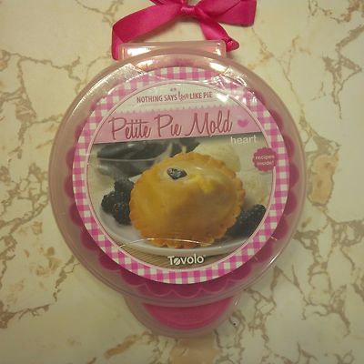 TOVOLO PETITE HEART SHAPED SILICONE PIE MOLD | eBay