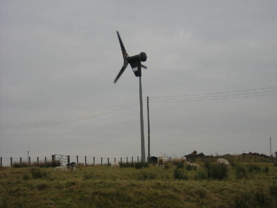 Photo 6x4 Wind Turbine at South Drumboy Farm Windy-Yett/NS4750 c2005 ...