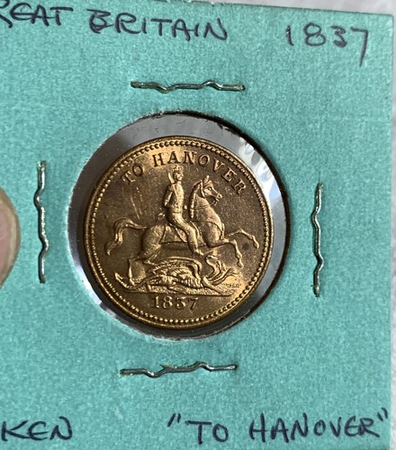 Great Britain TOKEN 1837 TO HANOVER BU COPPER COIN | eBay