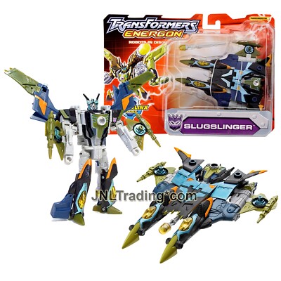 Year 2004 Transformers Energon 6" Tall Figure Decepticon SLUGSLINGER ...