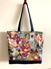 Handmade Floral Print Big Tote Bag Yancha by Shuko Akune USA New | eBay
