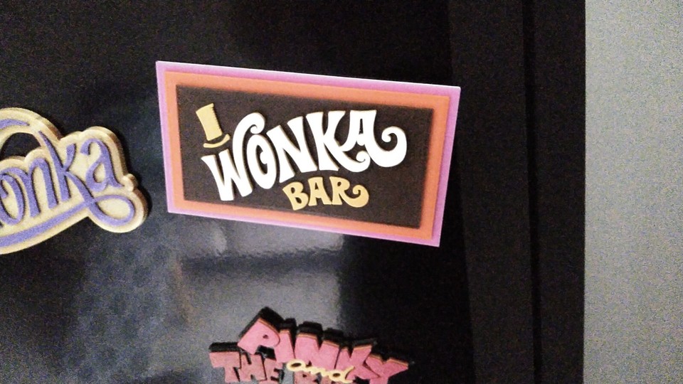Wonka Bar Kitchen Magnet Movie Willy Wonka and the Chocolate Factory | eBay