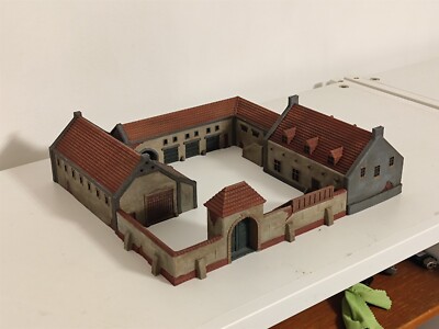 15mm Scale Table Top Wargaming Buildings - La Haye Sainte farm from ...