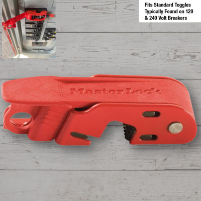 Master Lock 493B Grip Tight Circuit Breaker Lockout Standard Single And ...