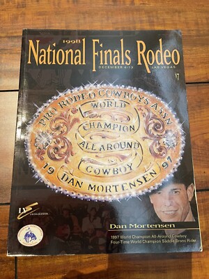 1998 National Finals Rodeo Program NFR PRCA | eBay