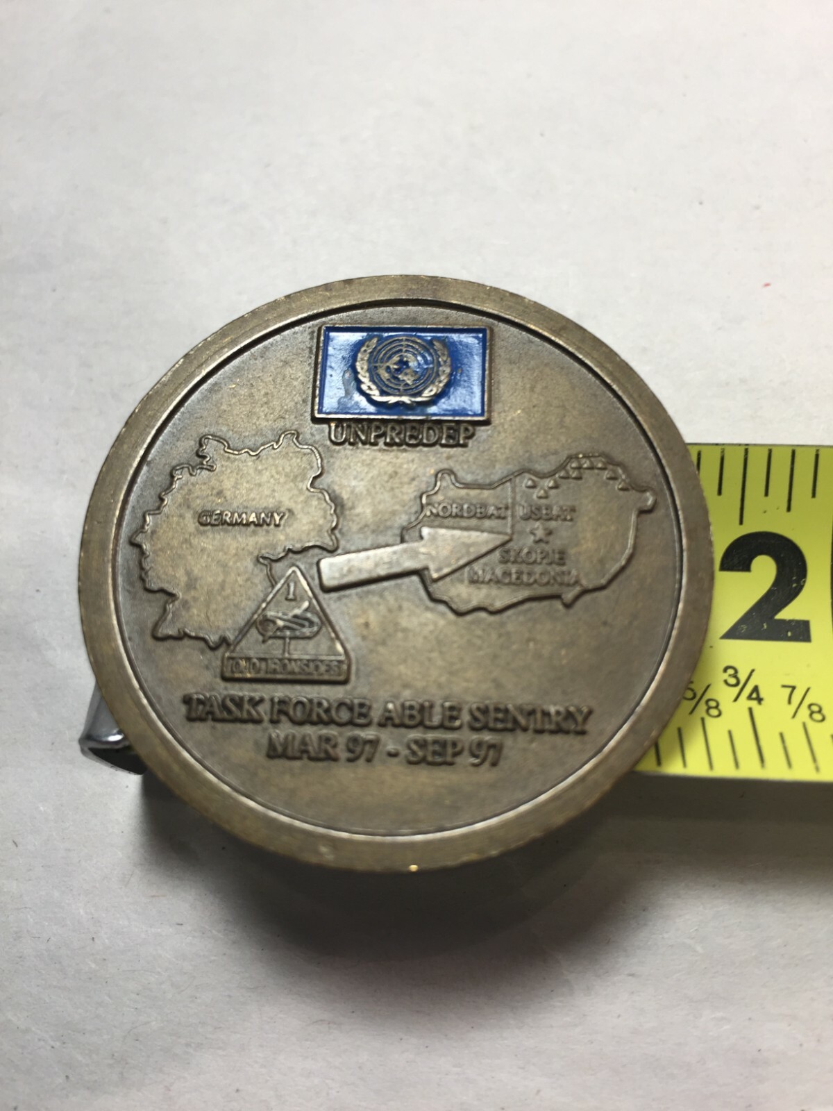 US Army 1st Armored Div. (Task Force Able Sentry Mar 97-Sept. 97 ...