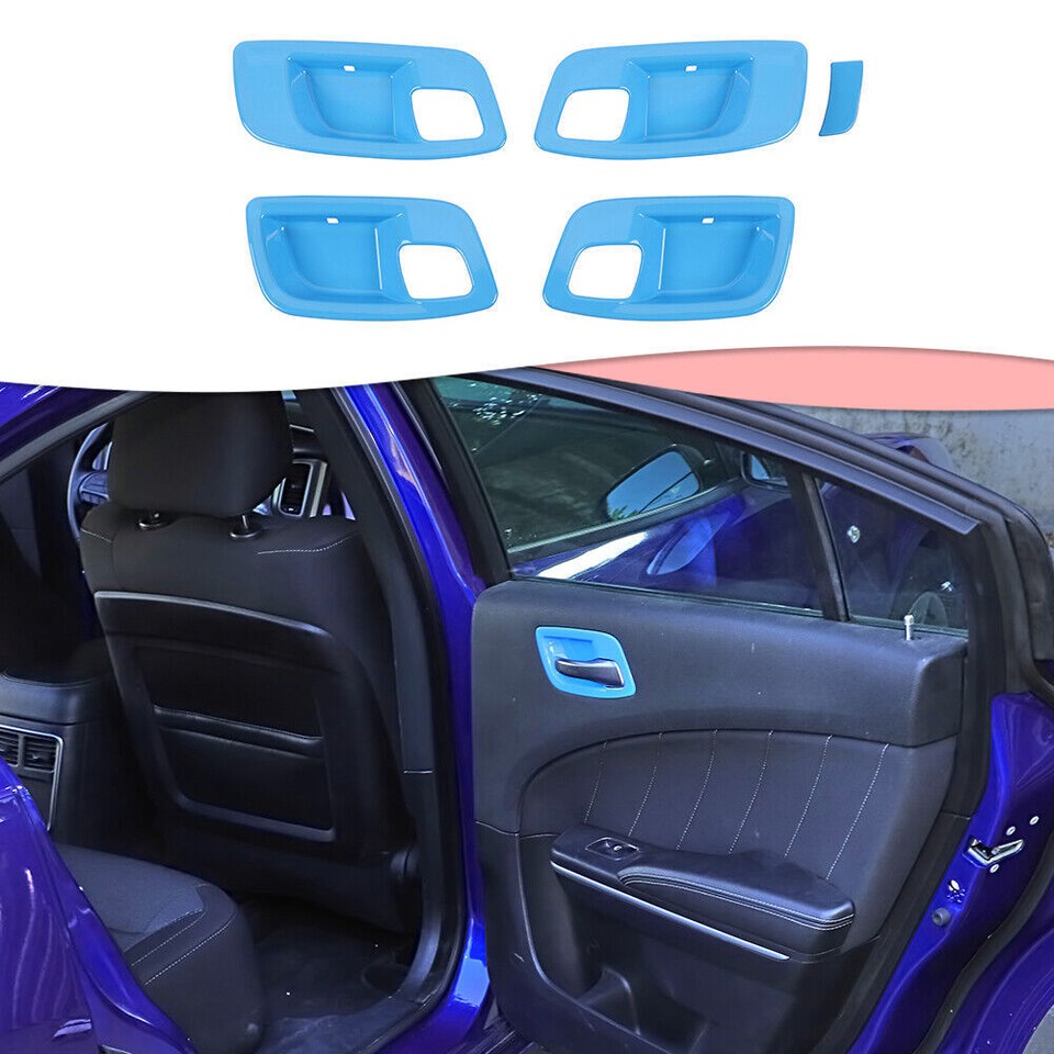 Light Blue Steering Wheel Dashboard Navigation Cover Trims for Dodge ...
