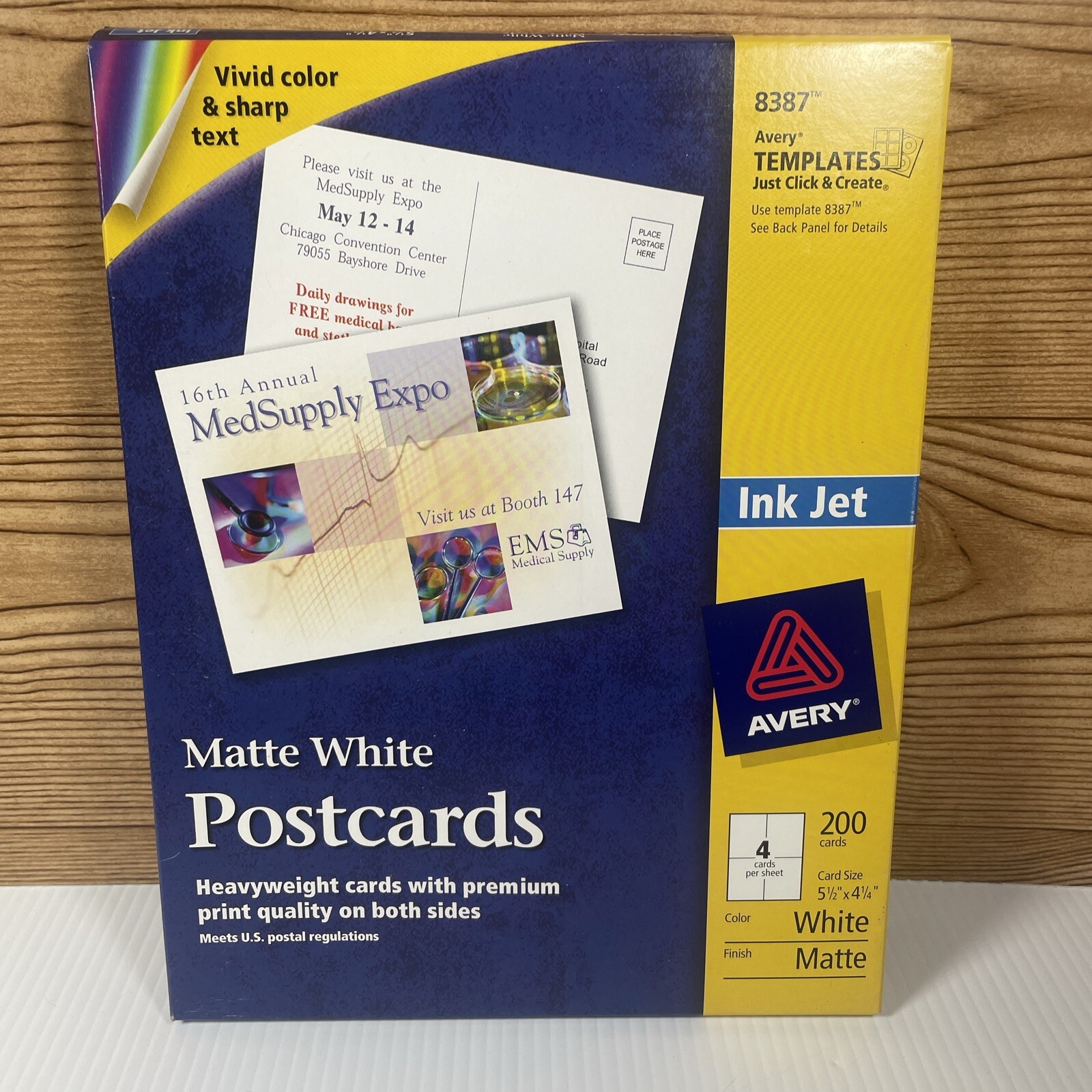Avery Postcards 8387- Inkjet 200 Cards - both sides- 4 1/4 x 5 1/2 ...
