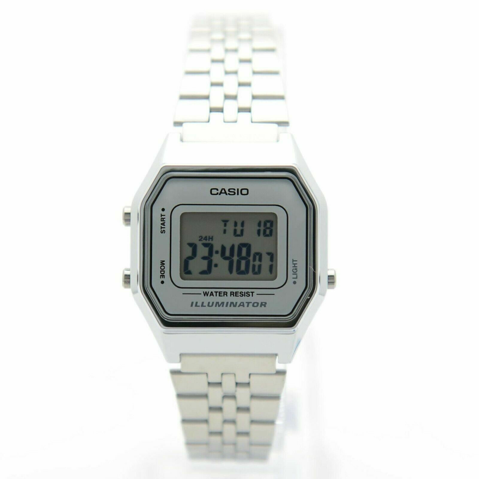 Casio LA680WA-7D Vintage Retro Design Alarm Light Digital Ladies' Watch ...