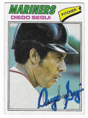 DIEGO SEGUI 1977 TOPPS AUTOGRAPHED SIGNED # 653 SEATTLE MARINERS | eBay