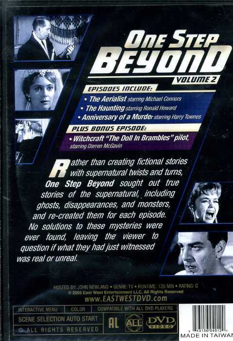 NEW One Step Beyond DVD Volume 2 Classic TV Show John Newland 1959 4 ...