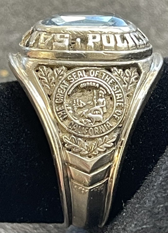Solid 10Kt. Gold San Diego Police Academy Ring ...