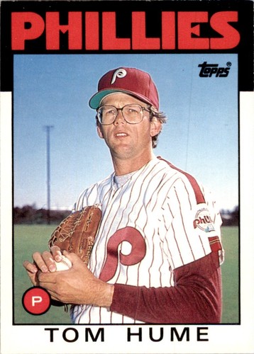 1986 Topps Traded Tom Hume Baseball Cards #47T | eBay