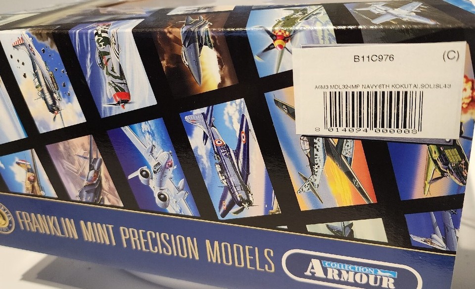 Franklin Mint Armour Collection 1:48 Scale A6M3 MDL32-IMP NAVY 6TH ...