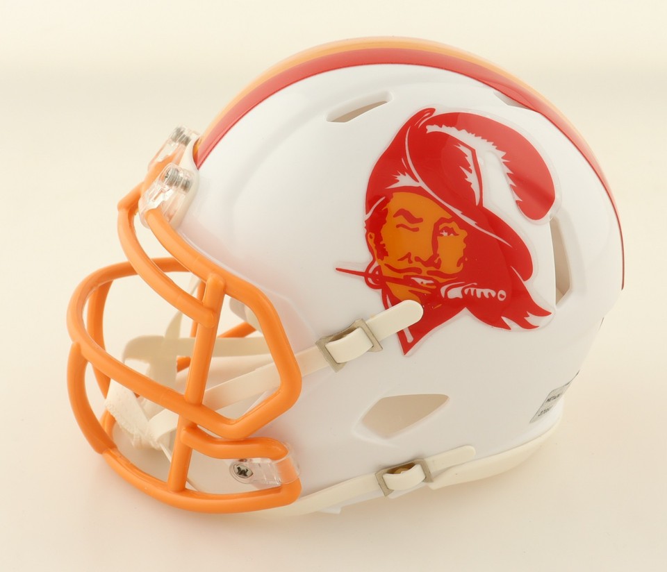 Steve Spurrier Signed Tampa Bay Buccaneers 1976 Throwback Mini Helmet ...