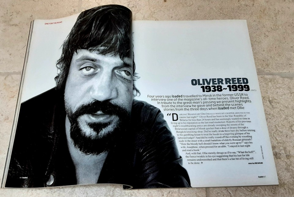 Loaded magazine July 1999 Sara Cox, Geri Halliwell, Oliver Reed, Lads ...