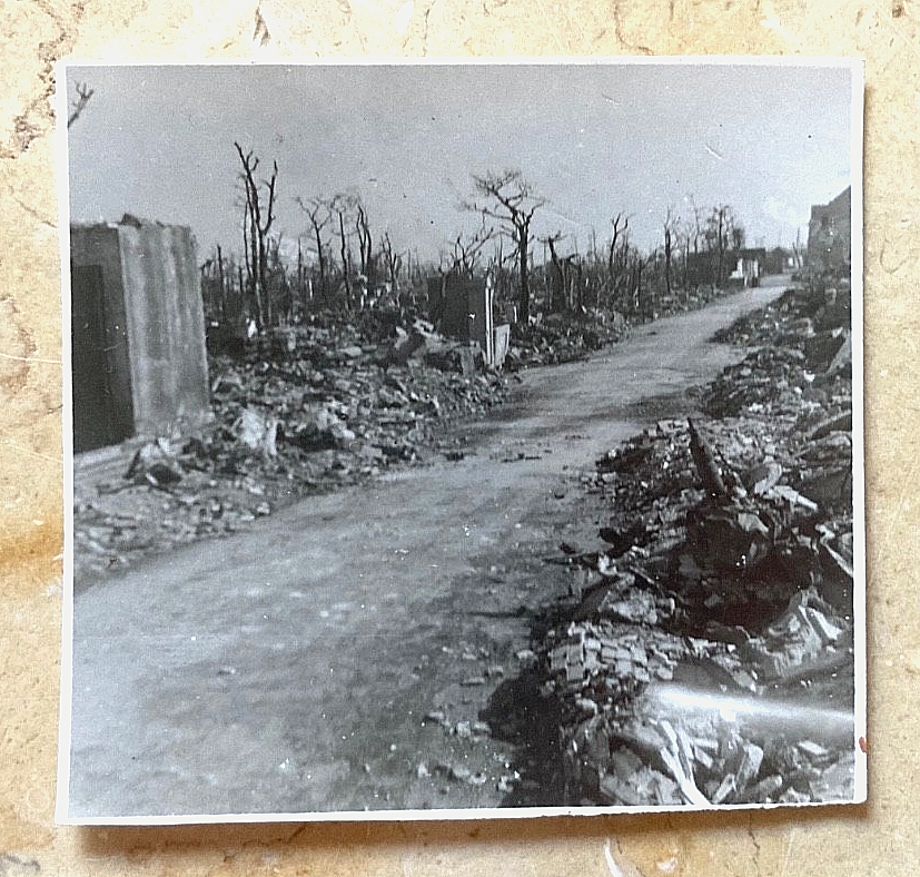 HIROSHIMA WW2 U.S. SOLDIER'S PHOTO TAKEN at GROUND ZERO NOVEMBER 1945 ...