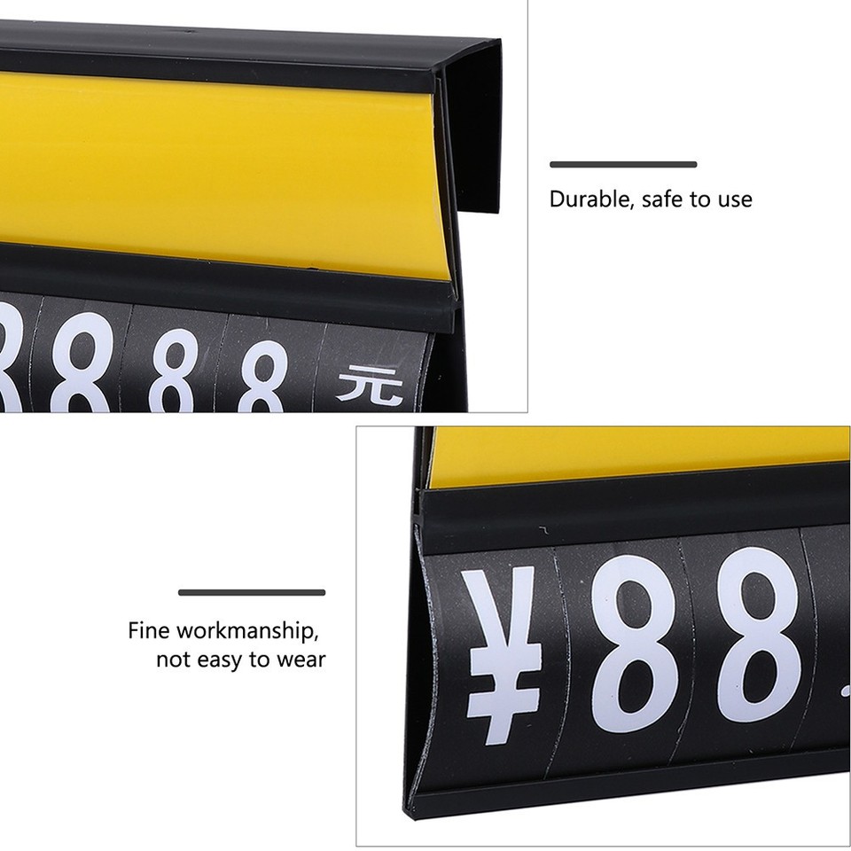 3 Pcs Plastic Tags Shelf Label Holders Grocery Store Goods Price | eBay ...