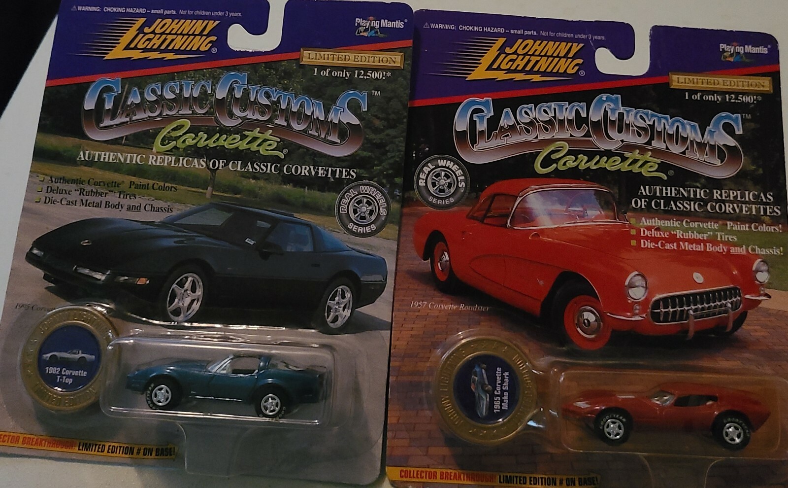 JOHNNY LIGHTNING CLASSIC CUSTOMS CORVETTES--4 CARS | eBay