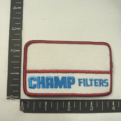 CHAMP FILTERS Advertising Patch 07F | eBay