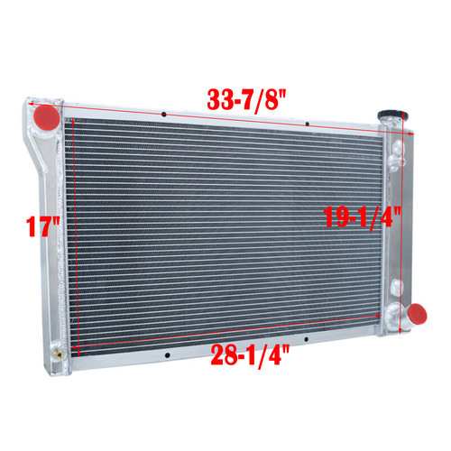 369 3 Row Aluminum Radiator fit 1968-1972 Chevy GMC C/K C10 C20 C30 ...