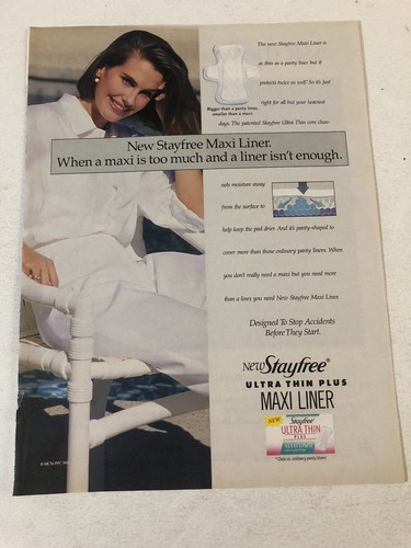 1993 Stay-free Maxi Liners Vintage Print Ad Advertisement pa15 | eBay