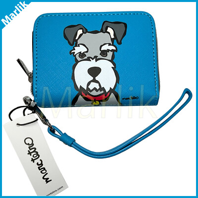 Marc Tetro Blue Dog Wallet Card Holder Schnauzer, New with Tags | eBay