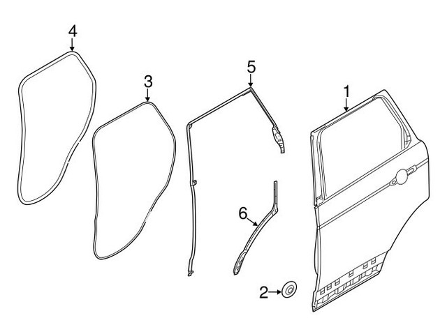 Land Rover LR088961 | Seal - Door Fron for sale online | eBay