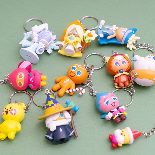 Cookie Run Kingdom Random Keychain 1PCS Mystery Gashapon Keyring Charm ...