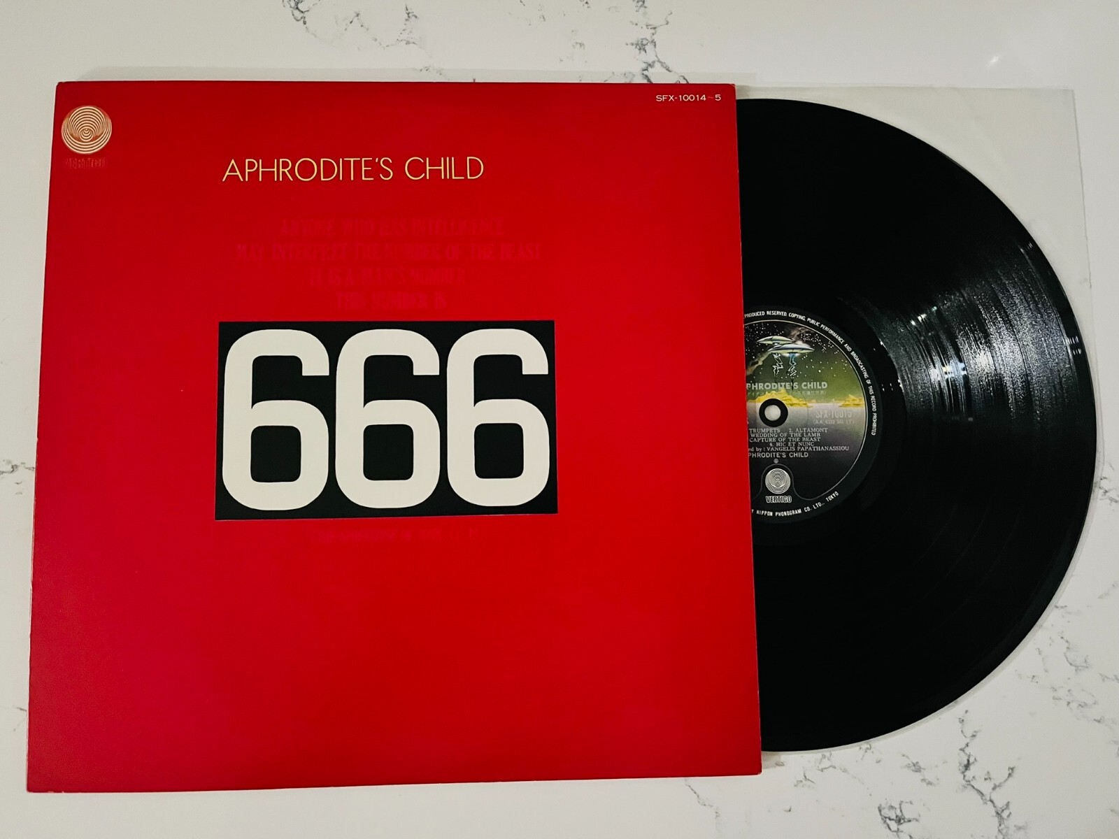 Aphrodite's Child - 666 JAPAN 2LP RARE 1976 VERTIGO PSYCH PROG ROCK ...